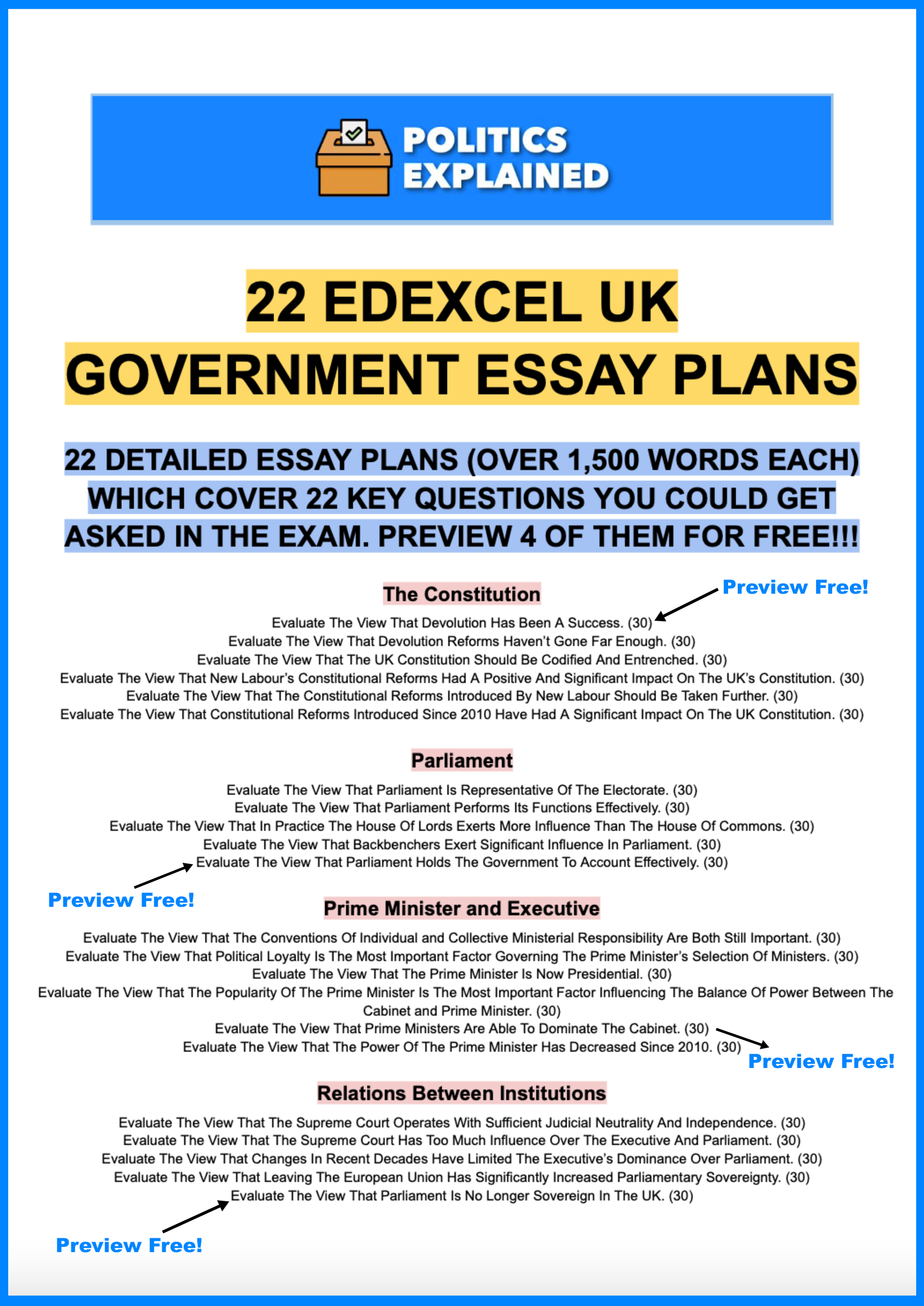 Home [politicsexplained.co.uk]